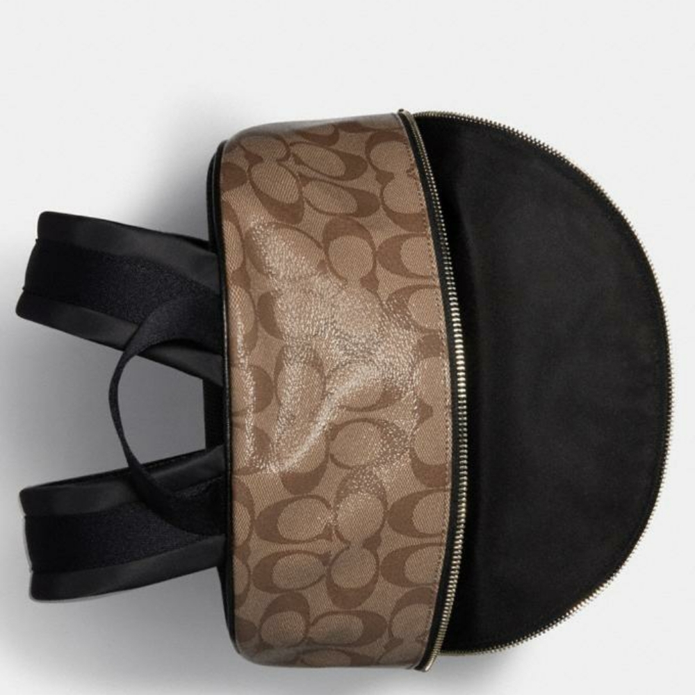 Coach Backpack In Signature Canvas With W - Gem